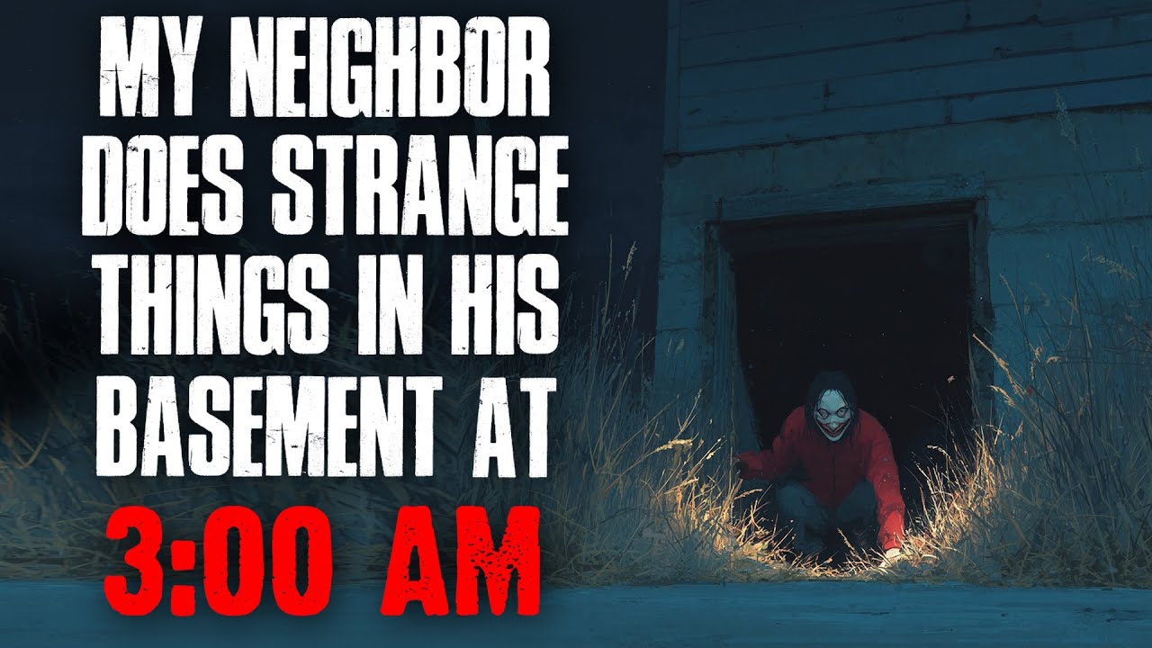 My Neighbor Does Strange Things in His Basement at 3:00 AM - YouTube