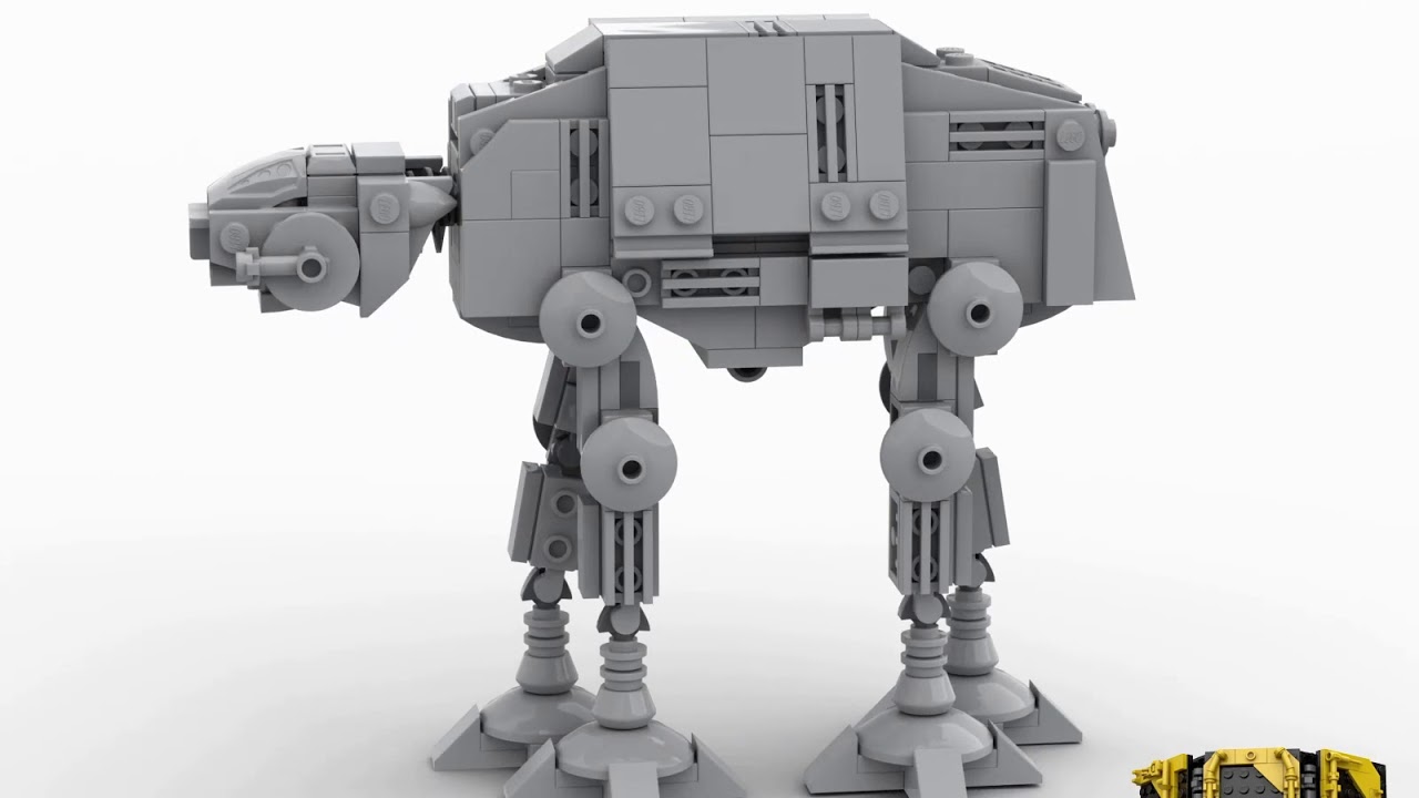 AT-AT Micro Scale LEGO MOC - YouTube