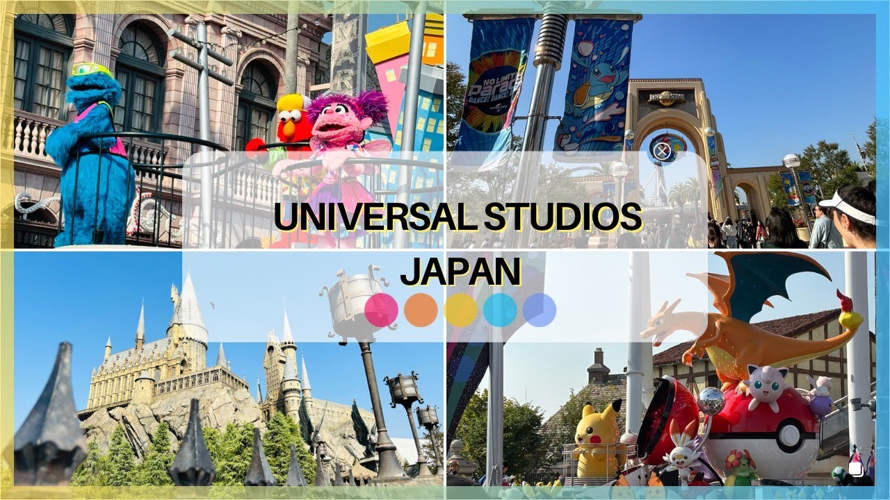 Universal Studios Japan!! Fun, chilled day at the park~ - YouTube