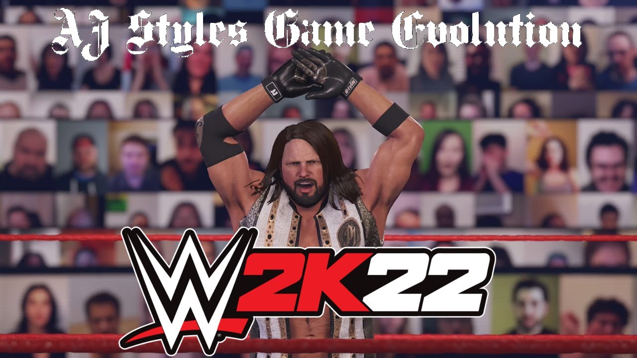 AJ Styles Video Game Evolution WWE 2K22 - YouTube