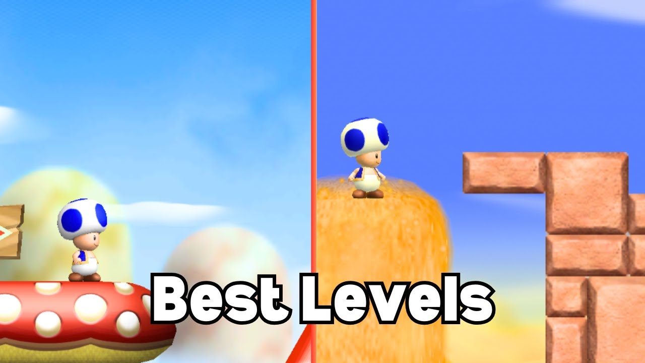 I Played the BEST Level in Every New Super Mario Bros Wii World - YouTube