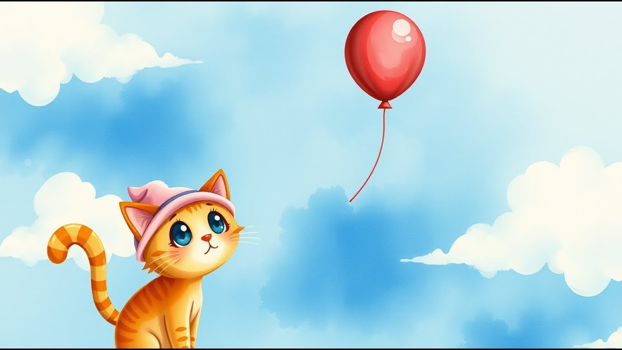 Coco the Cat and the Worry Balloons🎈 | Bedtime Story for Kids | Letting ...
