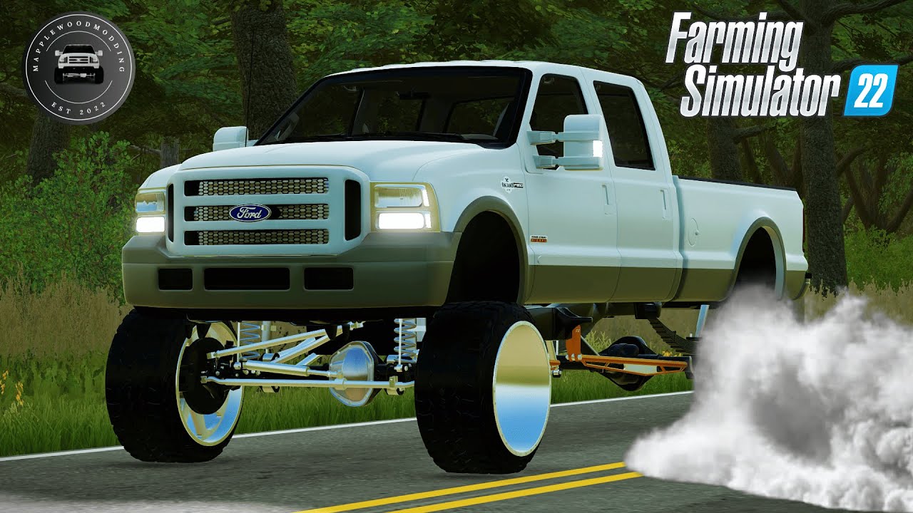 I BUILT THE BADDEST 14in LIFTED 6.0 POWERSTROKE! Farming Simulator 22 ...