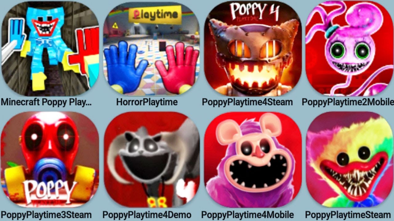 Poppy Playtime Minecraft, Poppy Horror, Poppy 4 Steam, Poppy 2 Mobi ...