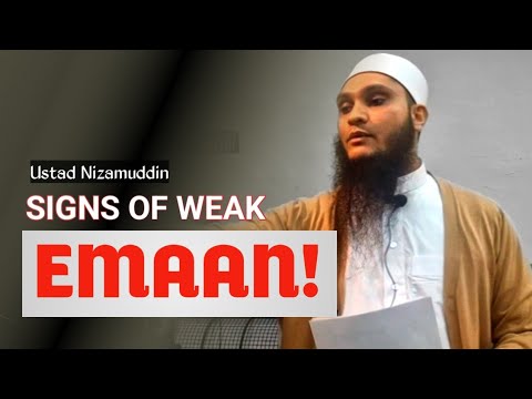 Signs of Weak Emaan and it's Cure | Jummah Khutba |DMIC-Dartfotd |19 ...
