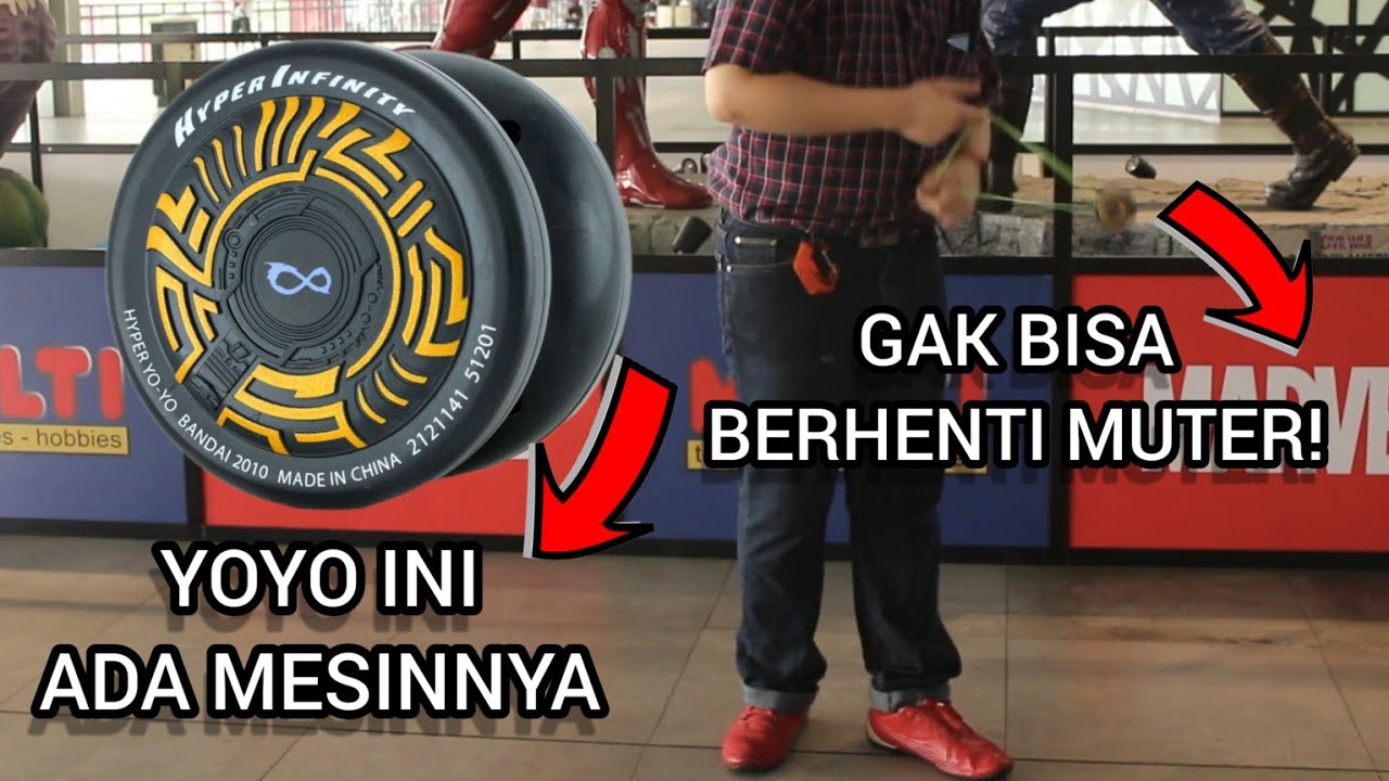 Yoyo Ini Bisa Muter Otomatis! Review Bandai Hyper Infinity Yoyo - YouTube