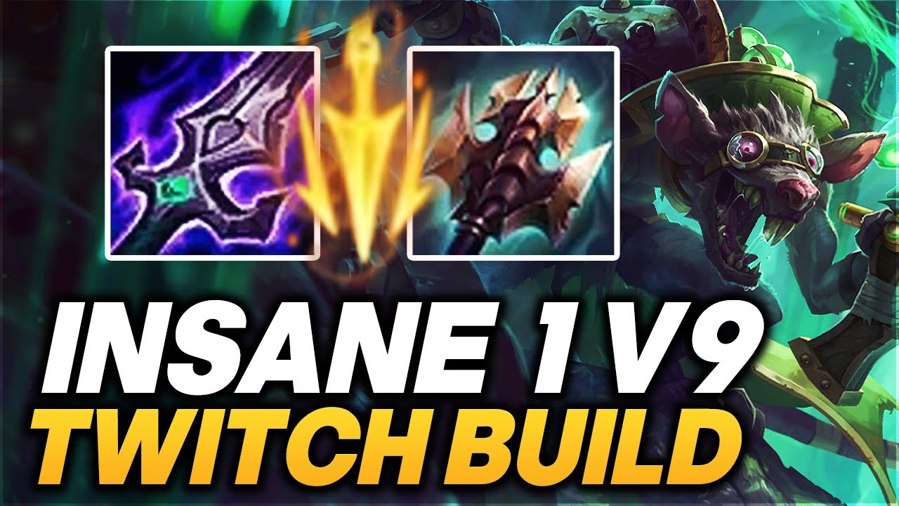 Unbelievable Twitch ADC 1v9 Carry in Master - Twitch ADC Gameplay - YouTube