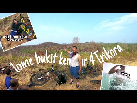 ENTAH APA YANG MERASUKI CAPUNG RIDER?!?!? | gowes di lome bukit kembar 4 + ngadem di Pantai ATOK