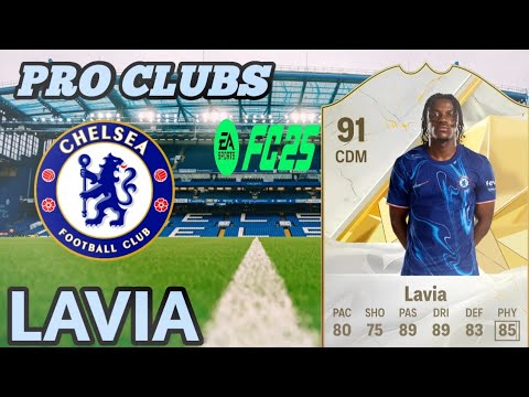 EAFC 25 PRO CLUB PLAYER BUILD TUTORIAL| LAVIA - YouTube