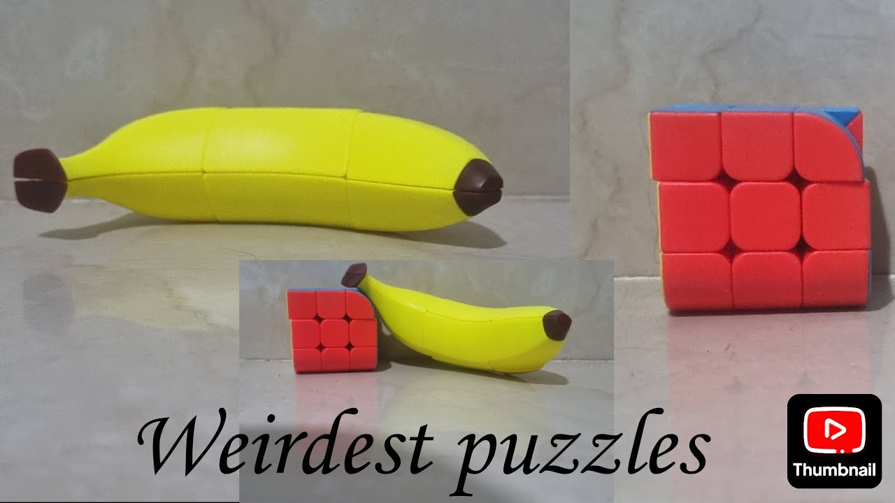 weirdest puzzles | Banana cube | 3 colour cube - YouTube
