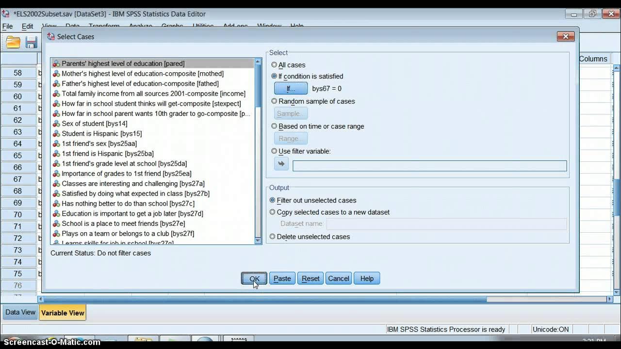 How to Make Subsets, Filter, and Split Files - YouTube