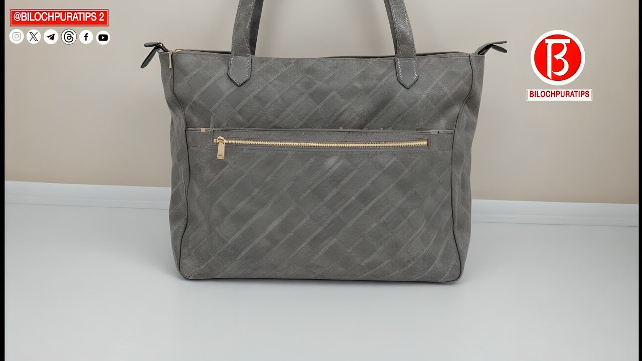 How To Make Women Stylish Handbag Sewing Tutorial Full Video || BILOCHPURATIPS 2 - YouTube