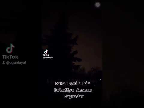 Karadeniz belediye anonsu drone