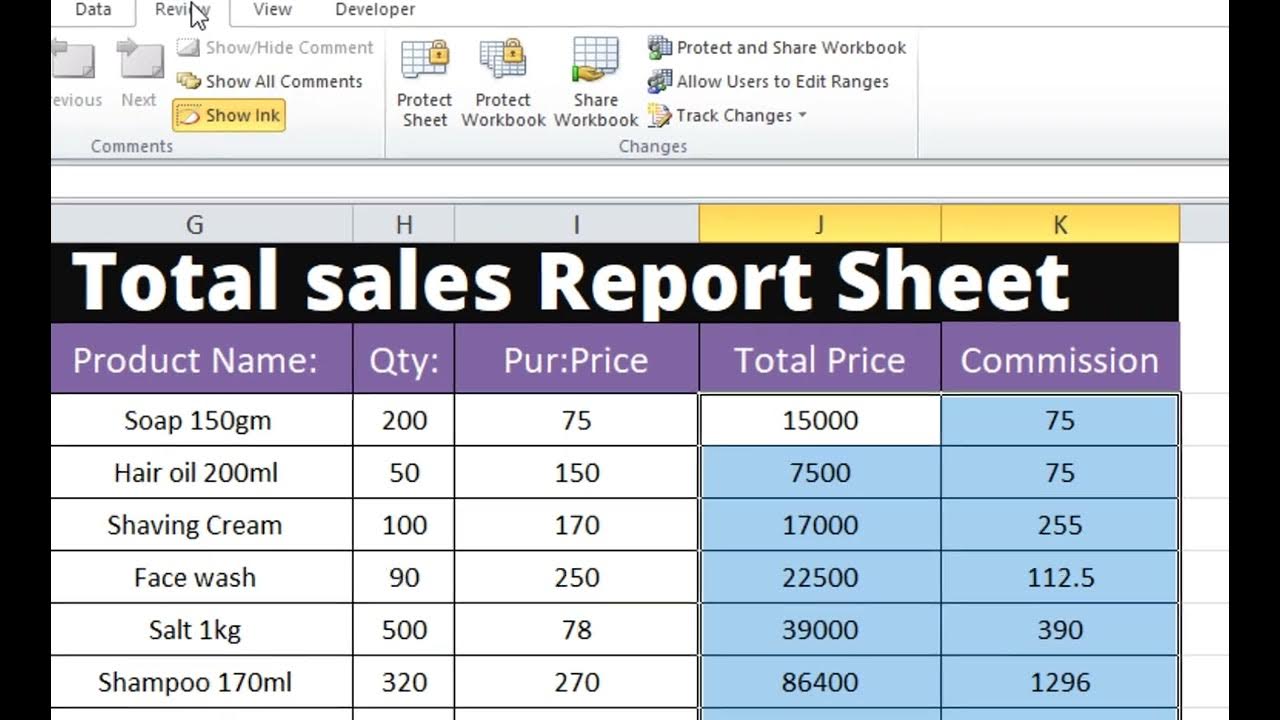 Excel Cells Lock unlock and Cell Formatting hidden tips and tricks - YouTube
