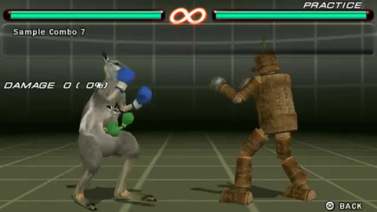 PPSSPP Roger Jr. Tekken 6 Basic Combo Collection - 철권6 로저 제이알(캥거루) 기본 ...