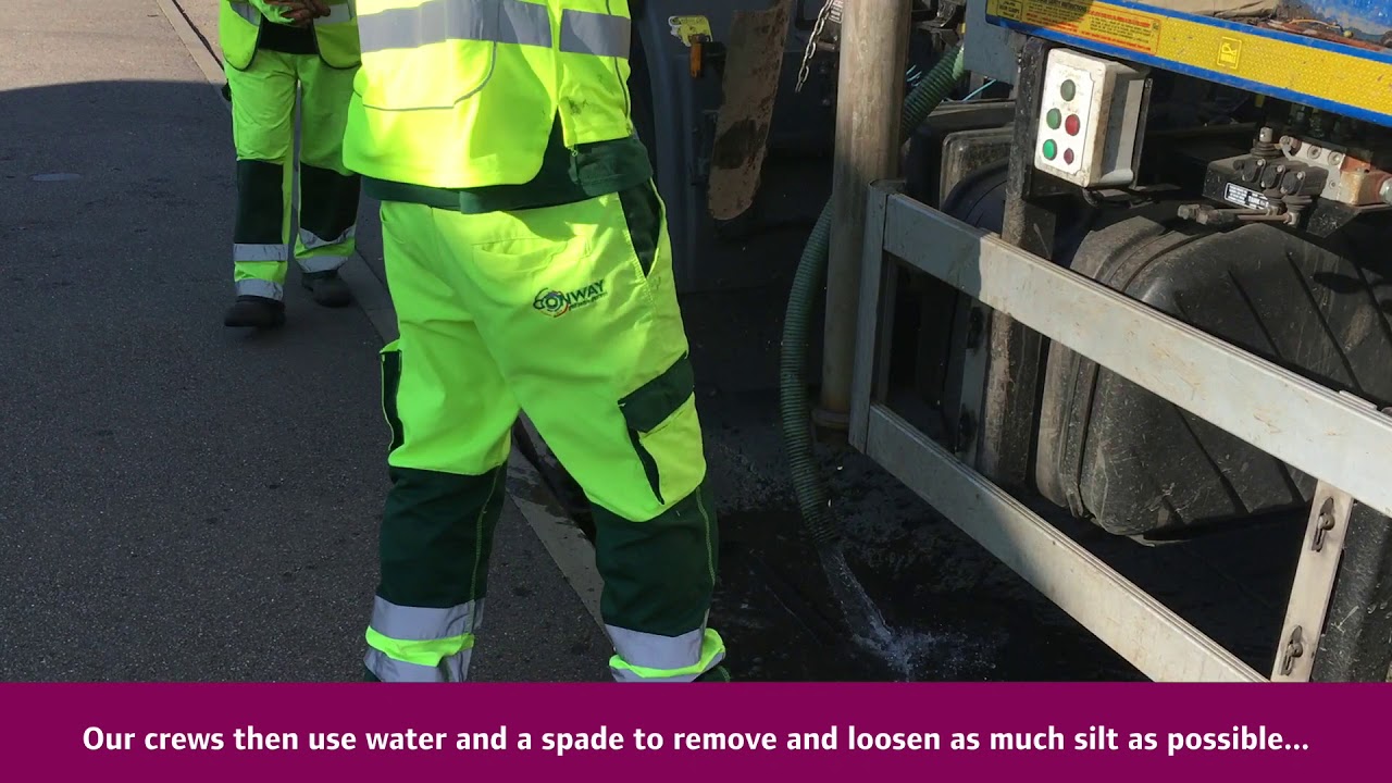 How CBC Highways clean gullies - YouTube