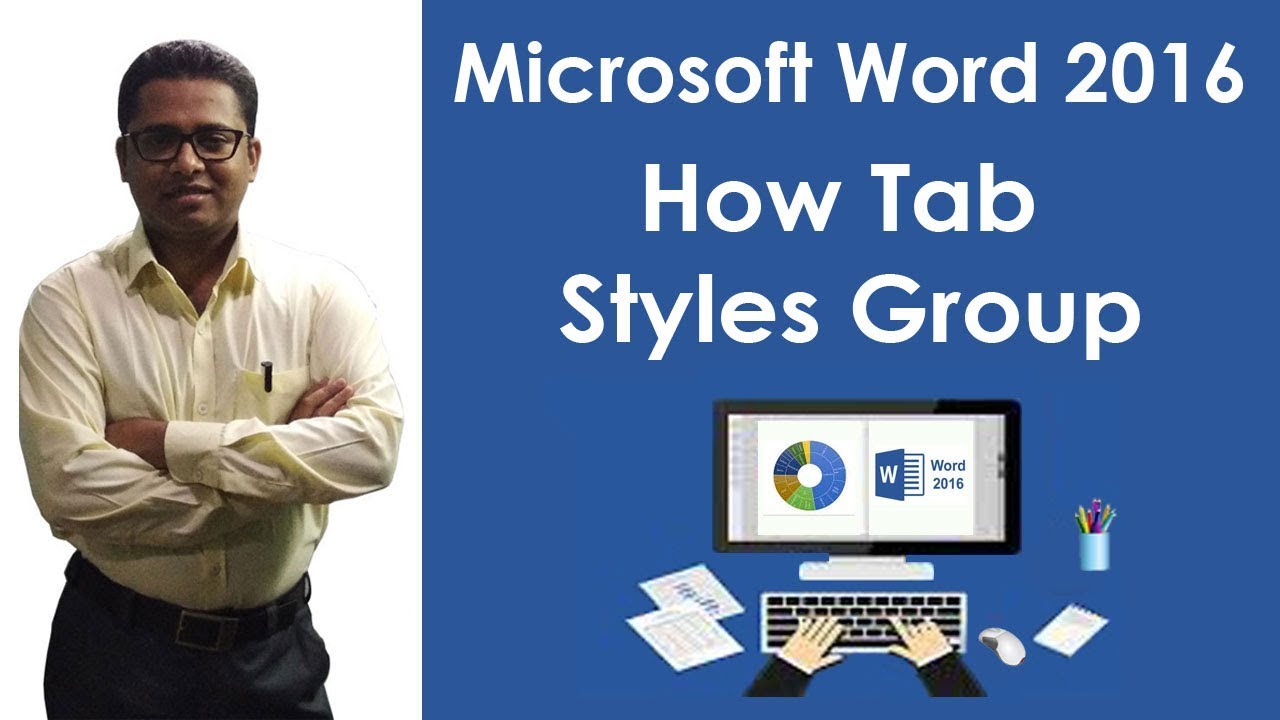 How to use Home Tab Styles Group using M S Word 2016 - YouTube