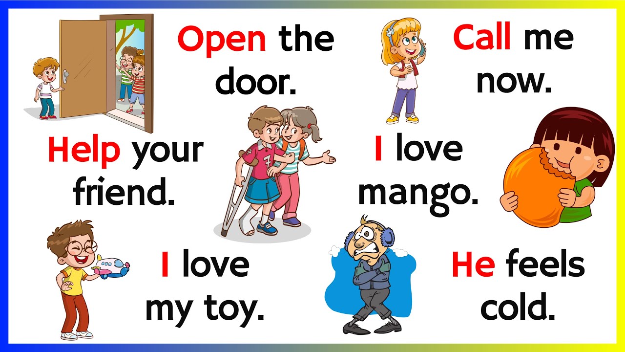 Speak English With Kids | Spoken English for kids | Daily Use English ...