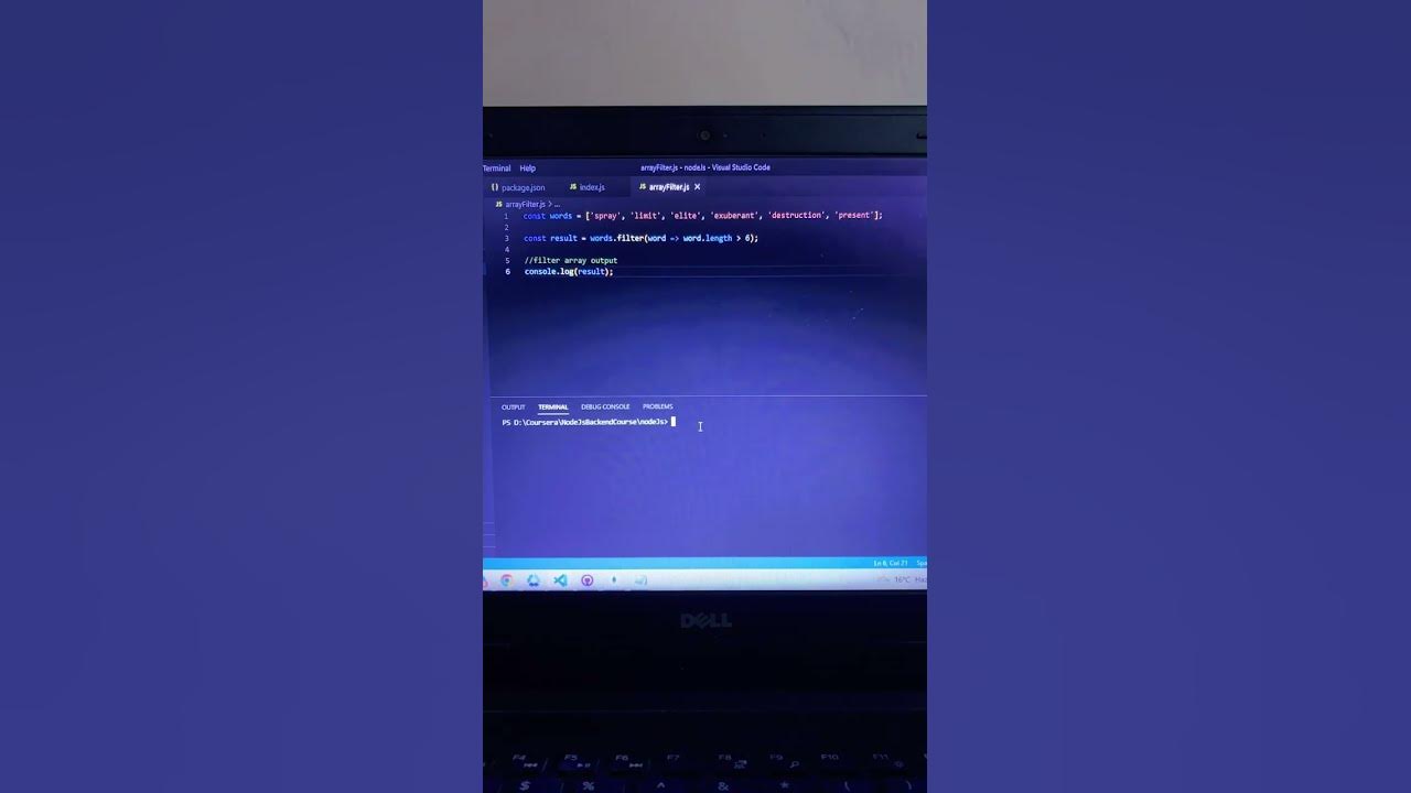 Array Filter Javascript Web Javascript Programming Developer Shorts Array Arrayfilter