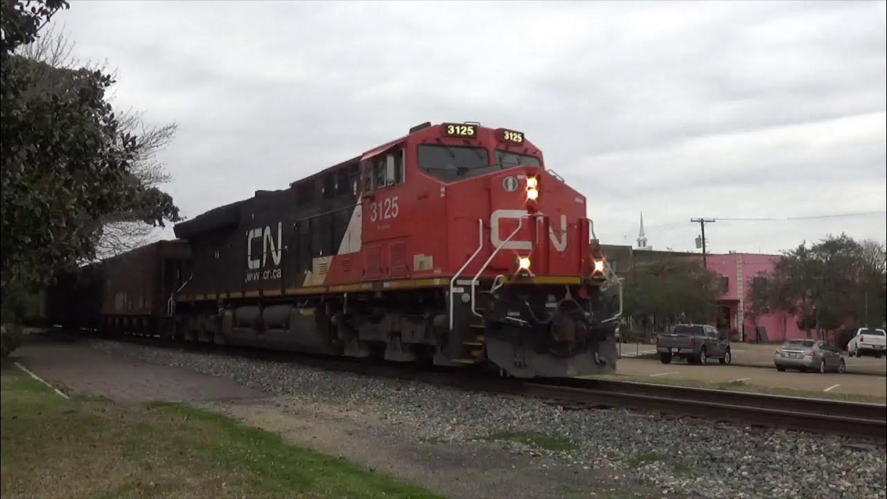 CN 3125 {SB} CN c758 (Coal Train) Brookhaven, MS - 2.4.2021 - YouTube