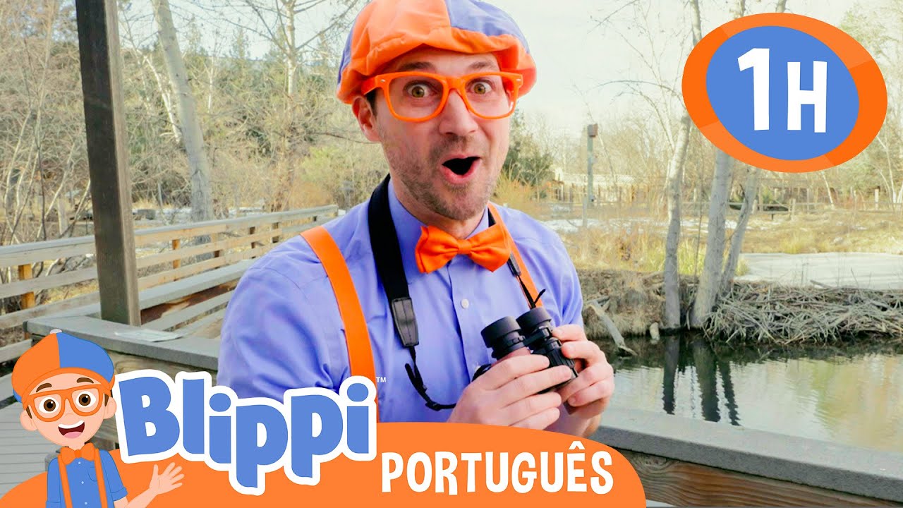 Blippi Explora a Natureza | 1 HORA DO BLIPPI | Blippi em Português ...