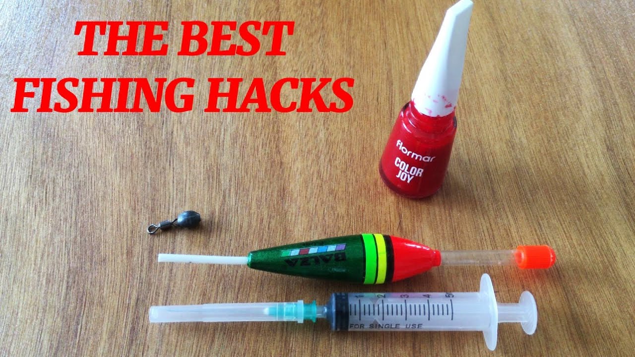 How to make a fishing float from a medical syringe? - YouTube