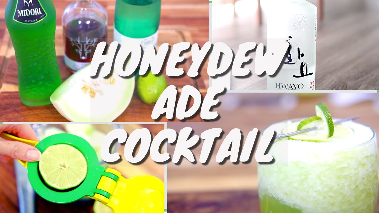 HONEYDEW ADE | COCKTAIL |⭐️ 멜론 에이드| 칵테일 Ep.4 ⭐️ - YouTube