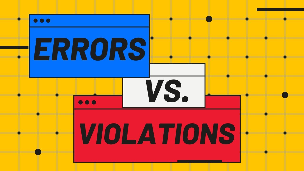 FCRA: Errors vs Violations - YouTube