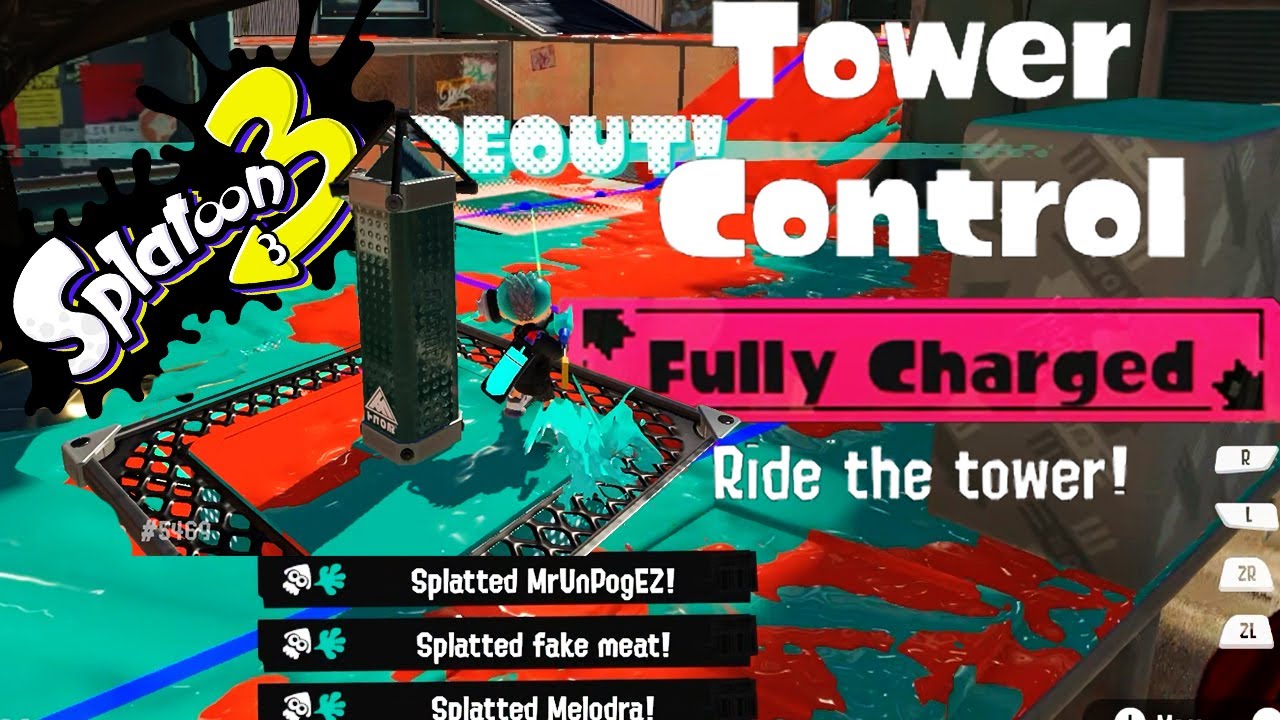 NEW CHALLENGE! Ride the Tower Splatoon 3 - YouTube