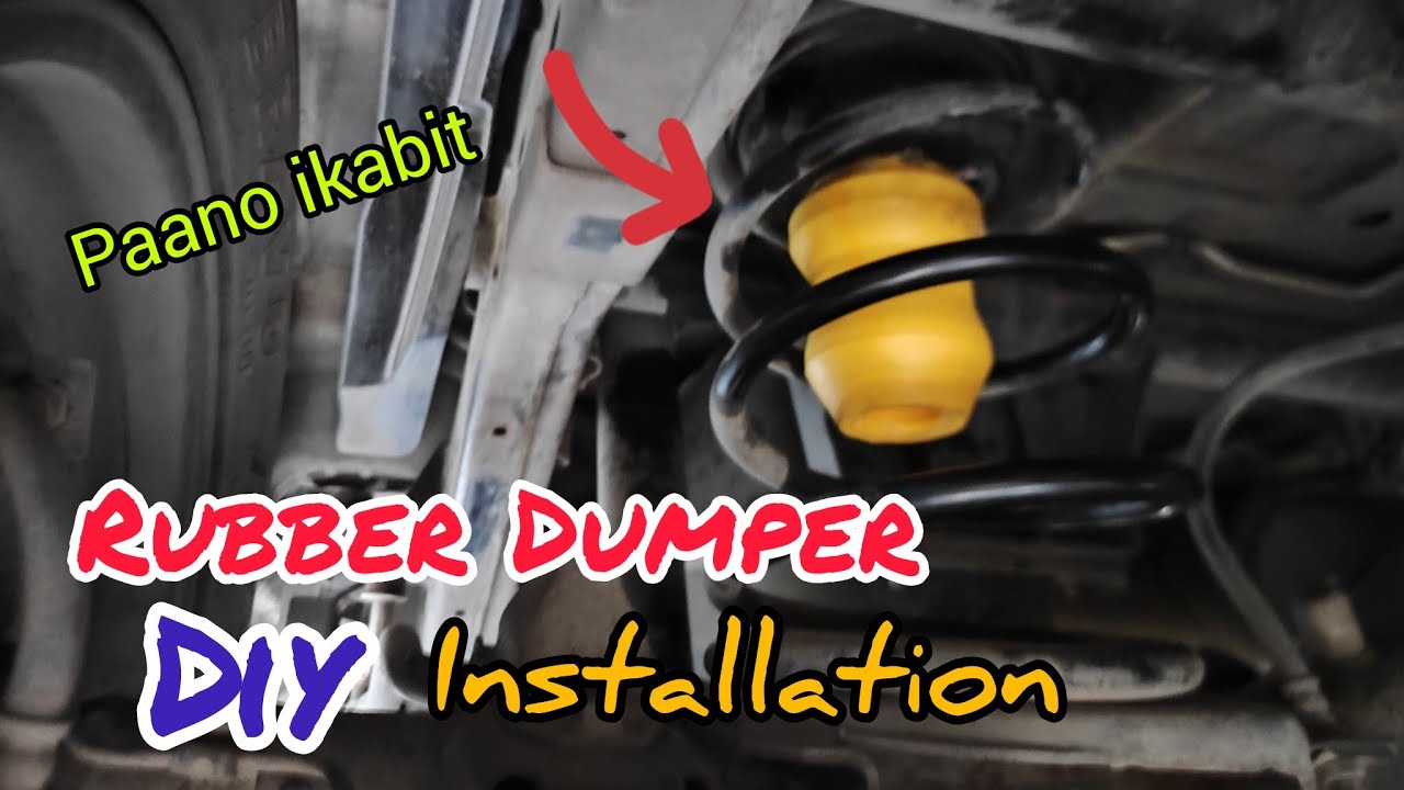 How to install Rubber Dumper in Montero Sport/Paano ikabit ang Rubber ...