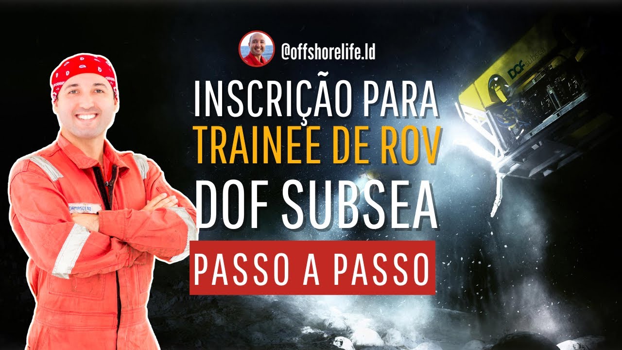 Passo a passo Inscrição para Trainee de ROV DOF Subsea - YouTube