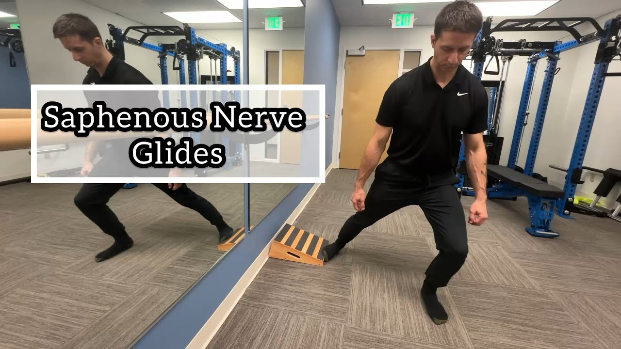 Saphenous Nerve Glides - YouTube