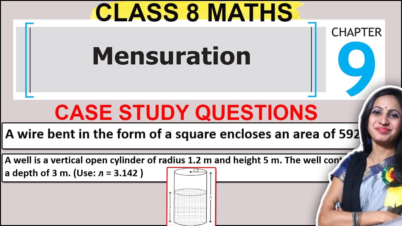 Class 8 Maths Chapter 9 | Mensuration | Case Study Question - YouTube
