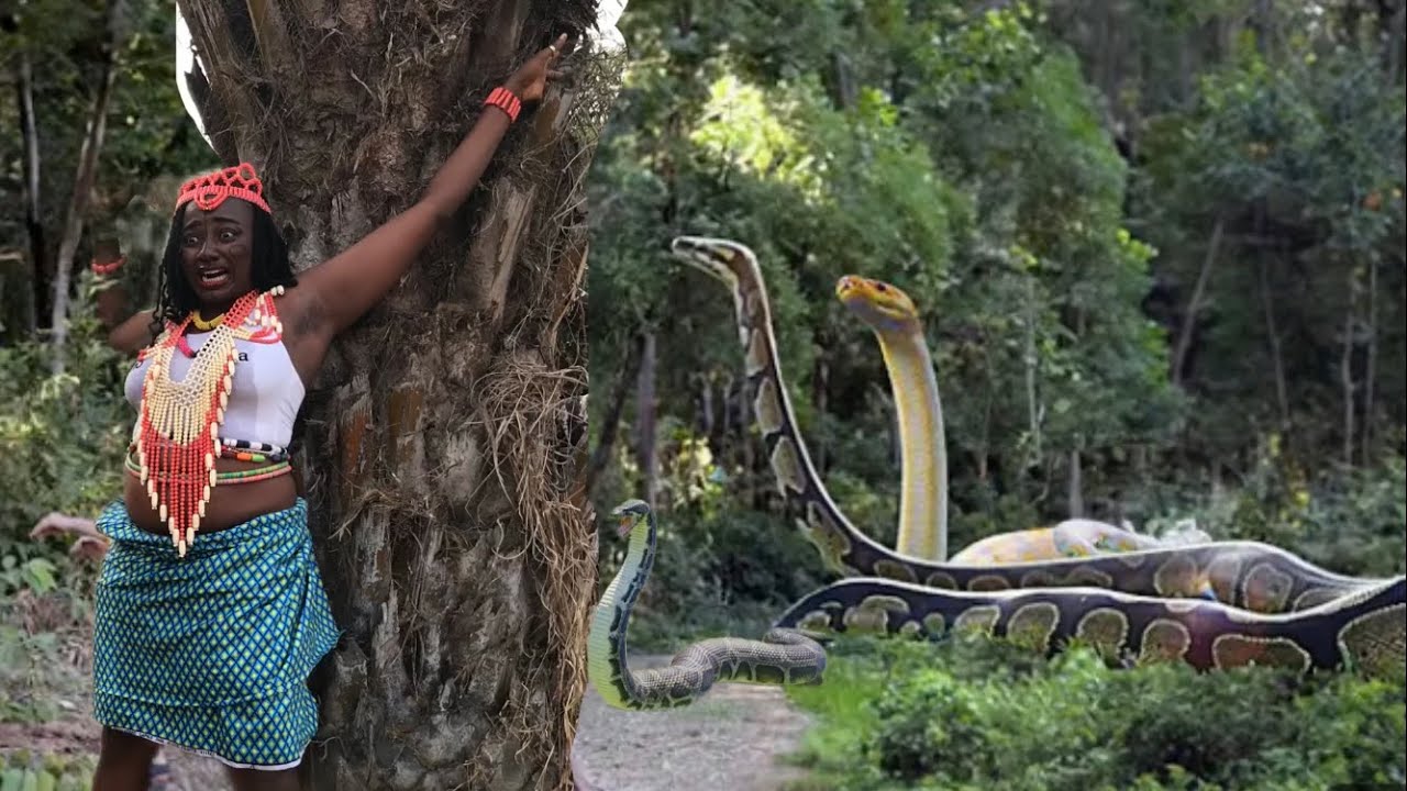 Snake Attack Girls In Forest | An Anaconda Snake and python attack brief story 1 - YouTube