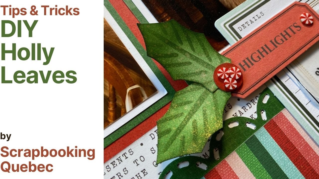 DIY Holly Leaf Embellishments/Tips&Tricks (Mercy Tiara Kits) - YouTube