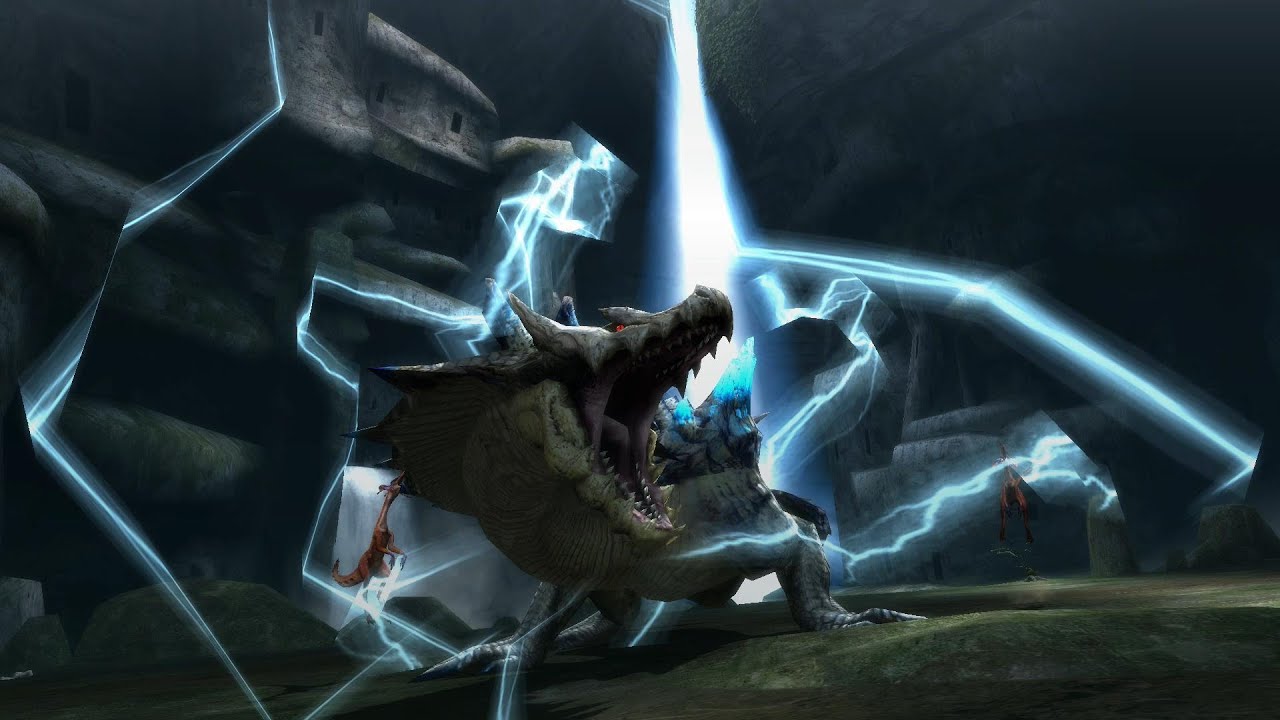 MH3U - Ivory Lagiacrus, G-Rank [2P] [Hammer] - YouTube