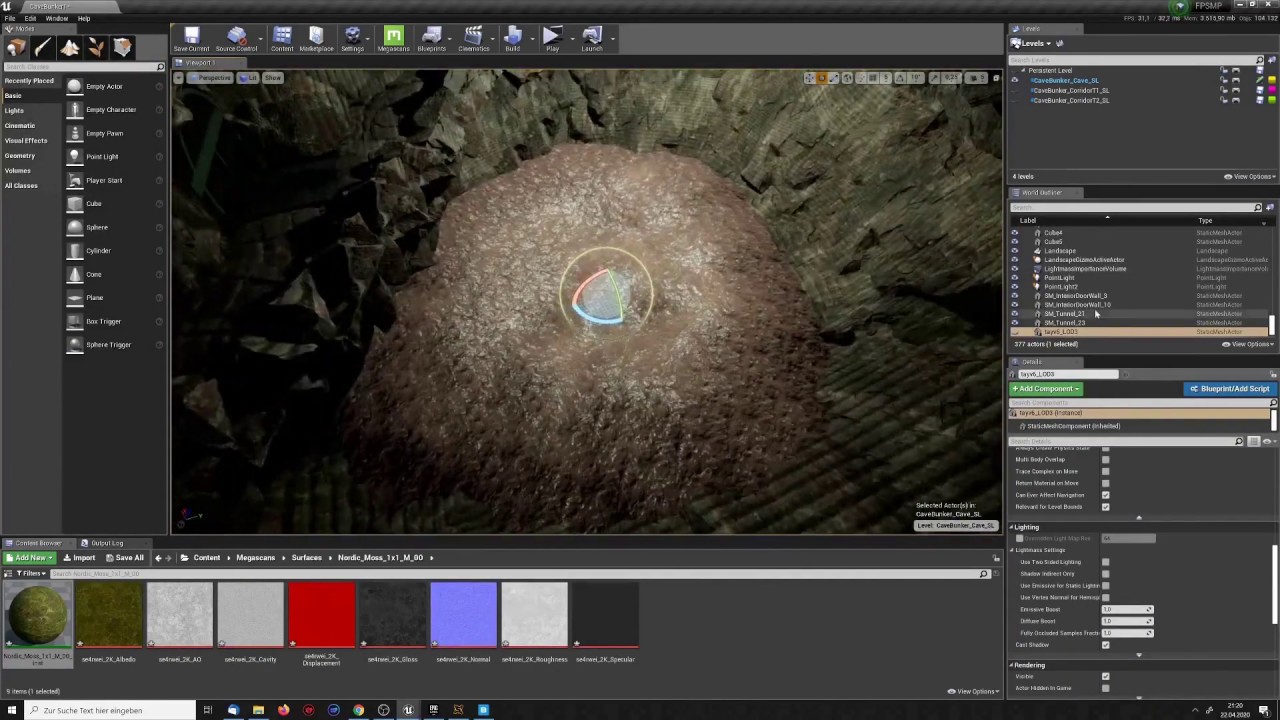 [UE4] Speed Level Design [Cave] - YouTube
