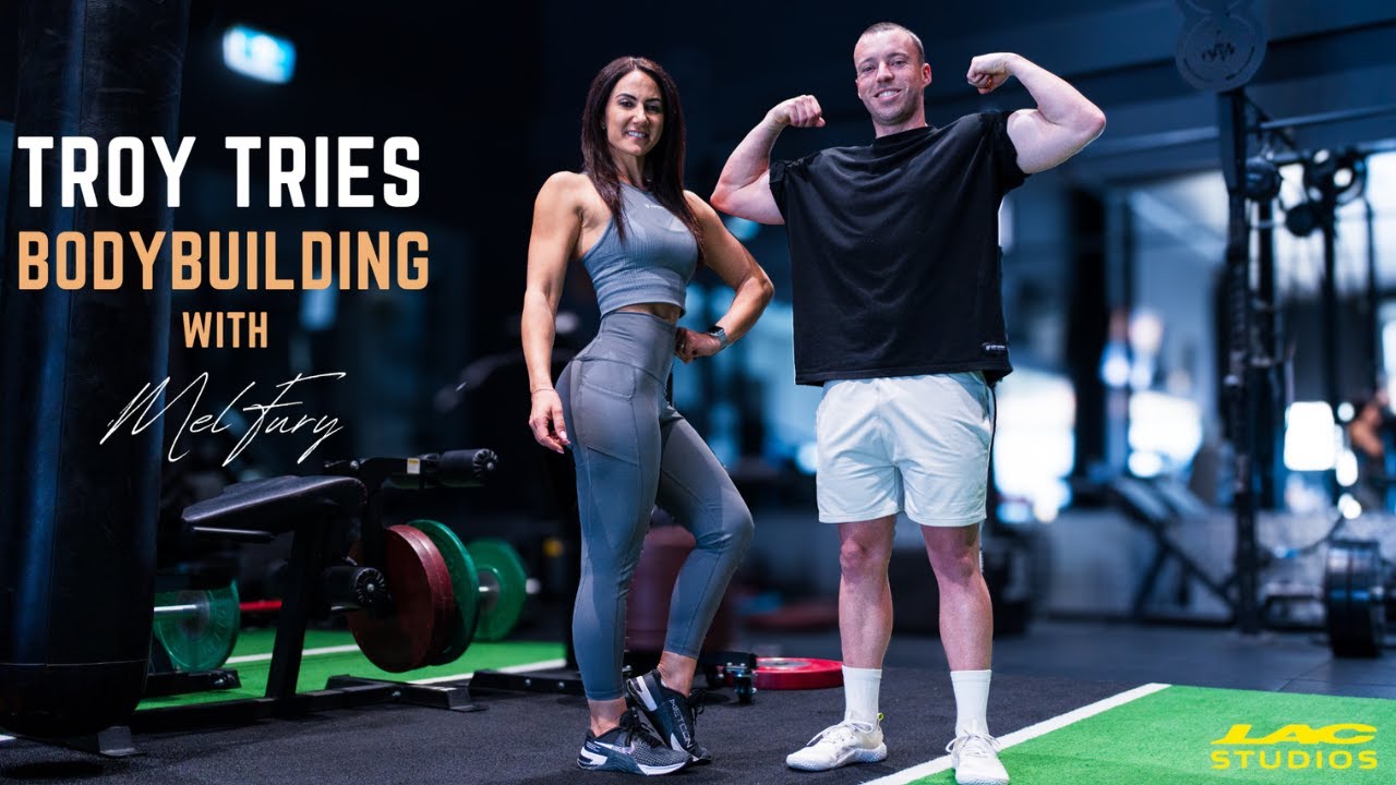 My glutes and hamstrings are burning!! Troy Tries Bodybuilding with ANB ...