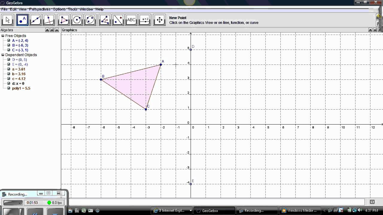 Reflection over y axis and check - YouTube