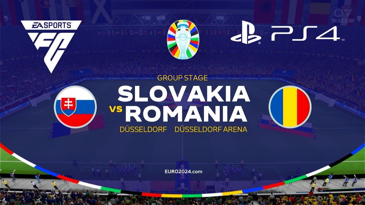 FC 24 - Slovakia vs Romania - EURO 2024 Group Stage | PS4™ - YouTube