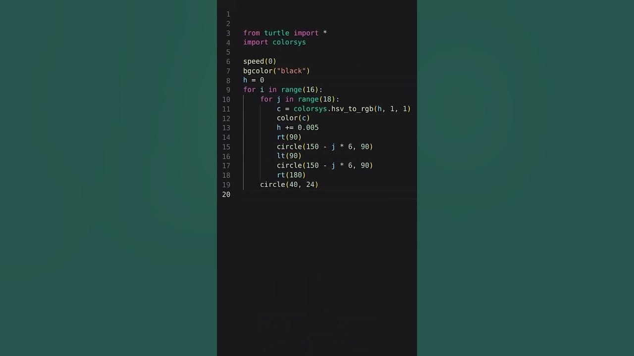 Amazing Flower Design using Python turtle 🐢 #coding #computerprogramming #trading #codeadventure ...
