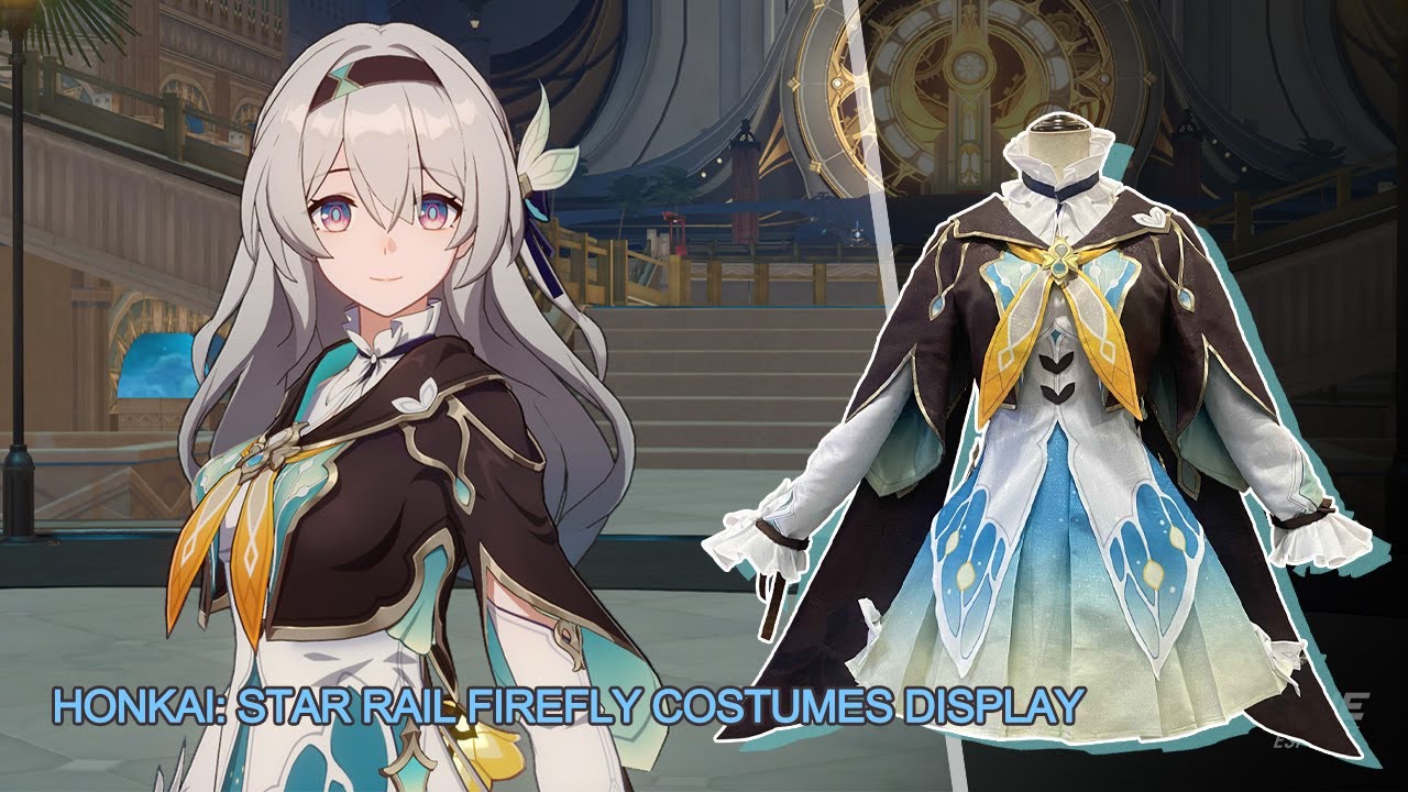 Game Honkai: Star Rail Firefly Cosplay Costumes Display - YouTube