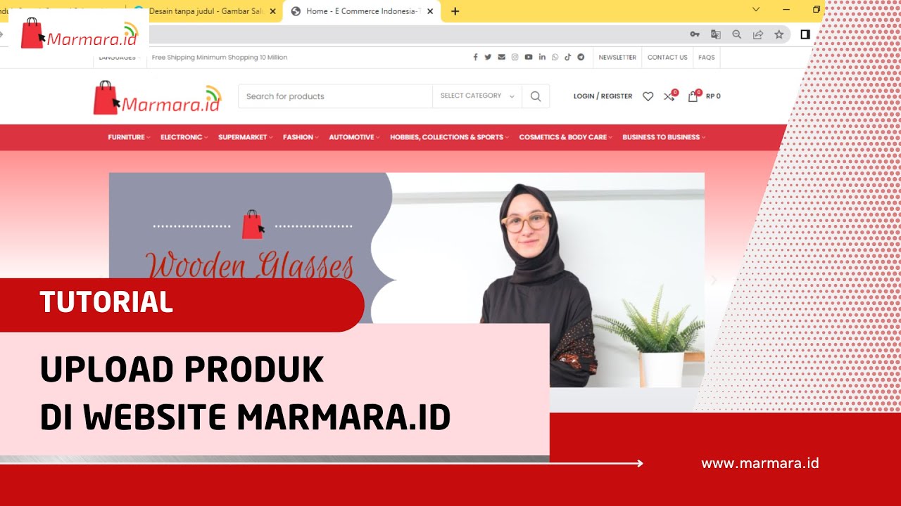 Tutorial Upload Produk di Website Marmara Id - YouTube