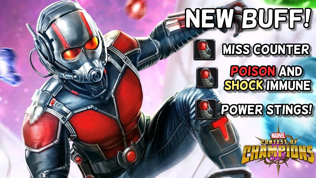 The Antman Buff | Miss Counter | Poison and Shock Immunity and More ...