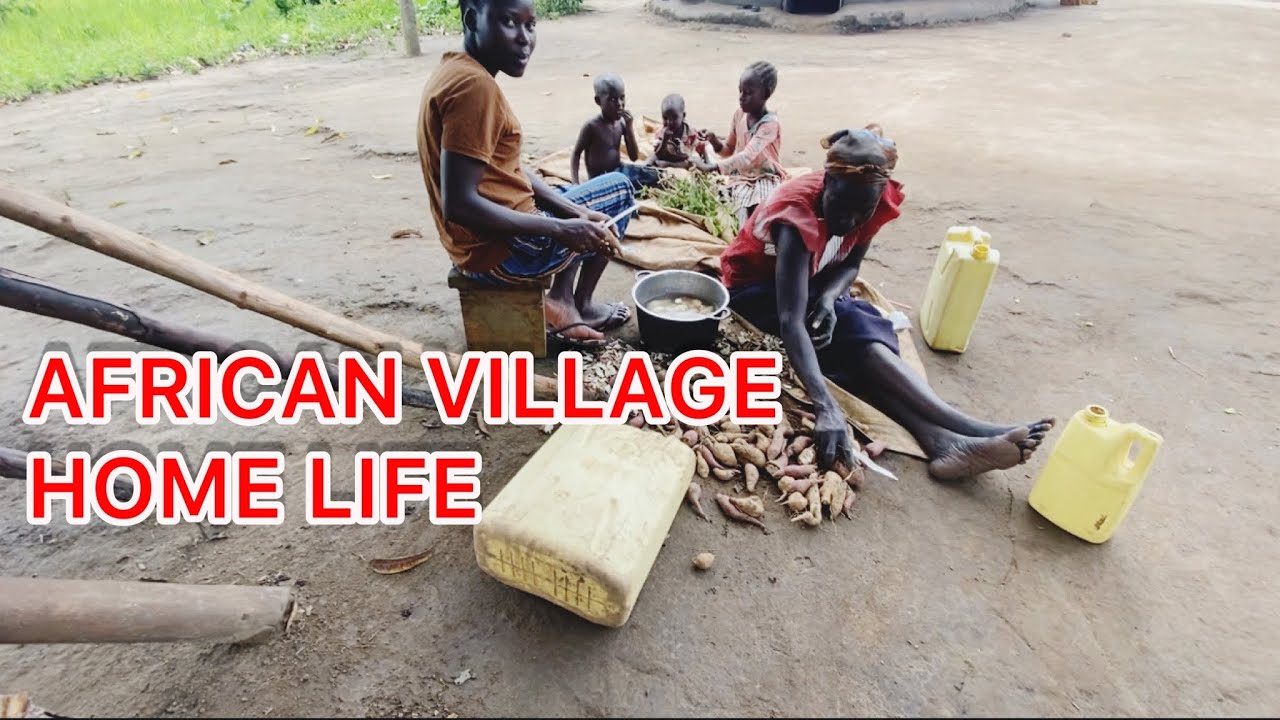 A DAY IN A VILLAGE HOME IN AFRICA - YouTube