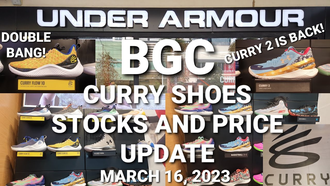 Curry Shoes Stocks & Price Update | Under Armour High Street Fort BGC ...