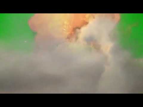 Green Screen, rocket launcher,big boom, fire explosion