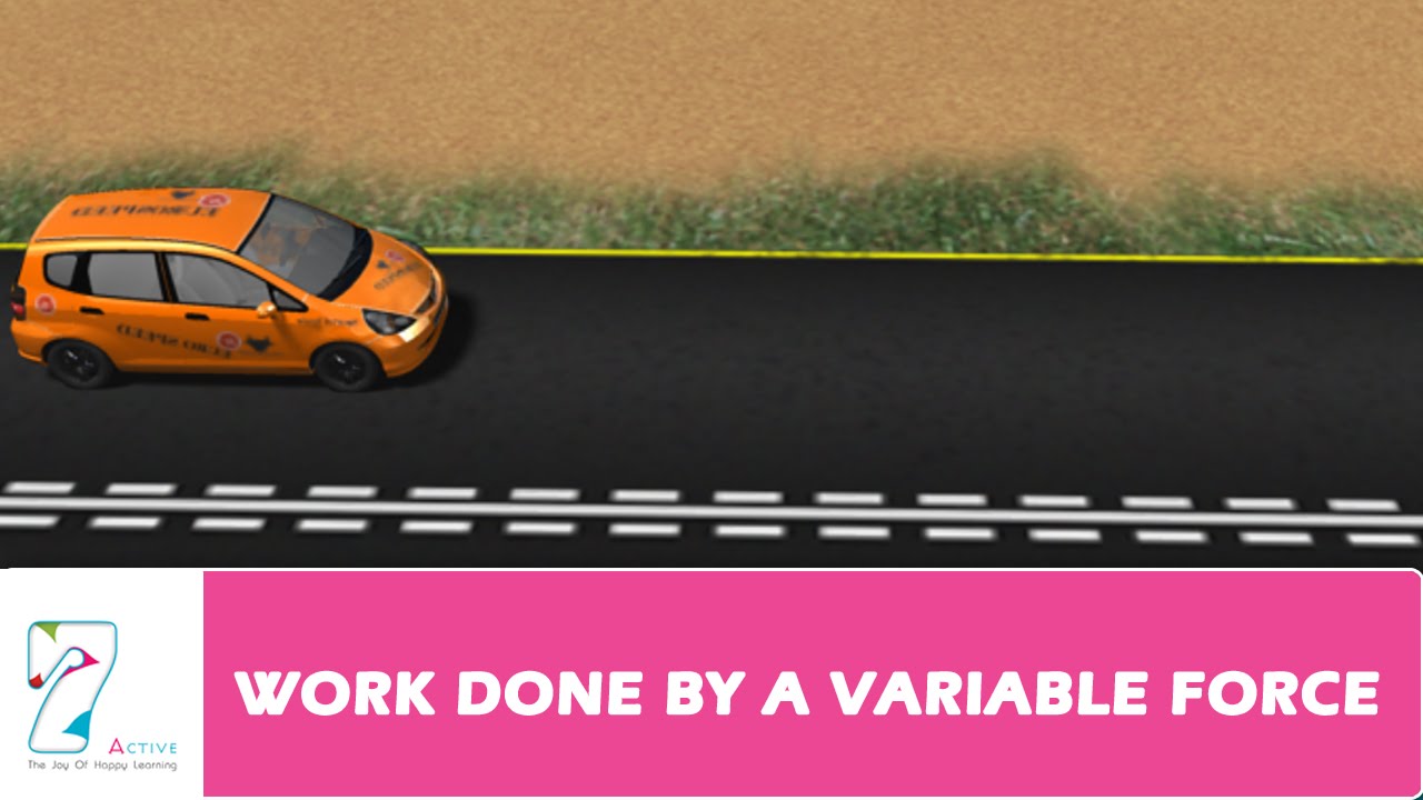 WORK DONE BY A VARIABLE FORCE - YouTube