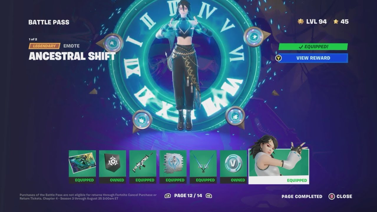 How to Unlock Ancestral Shift Emote in Fortnite | Battle Pass Rewards ...