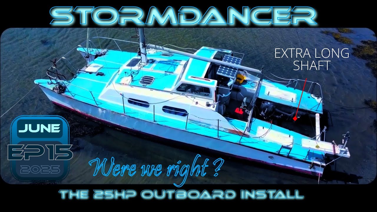 Refitting Classic Sailboat Stormdancer Ep.15 - New engine DT25 Test ...